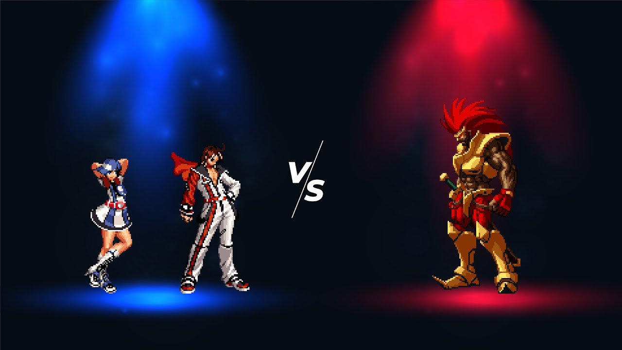 [KOF MUGEN FHD] Yuki, Ai VS Shin Shishioh - YouTube