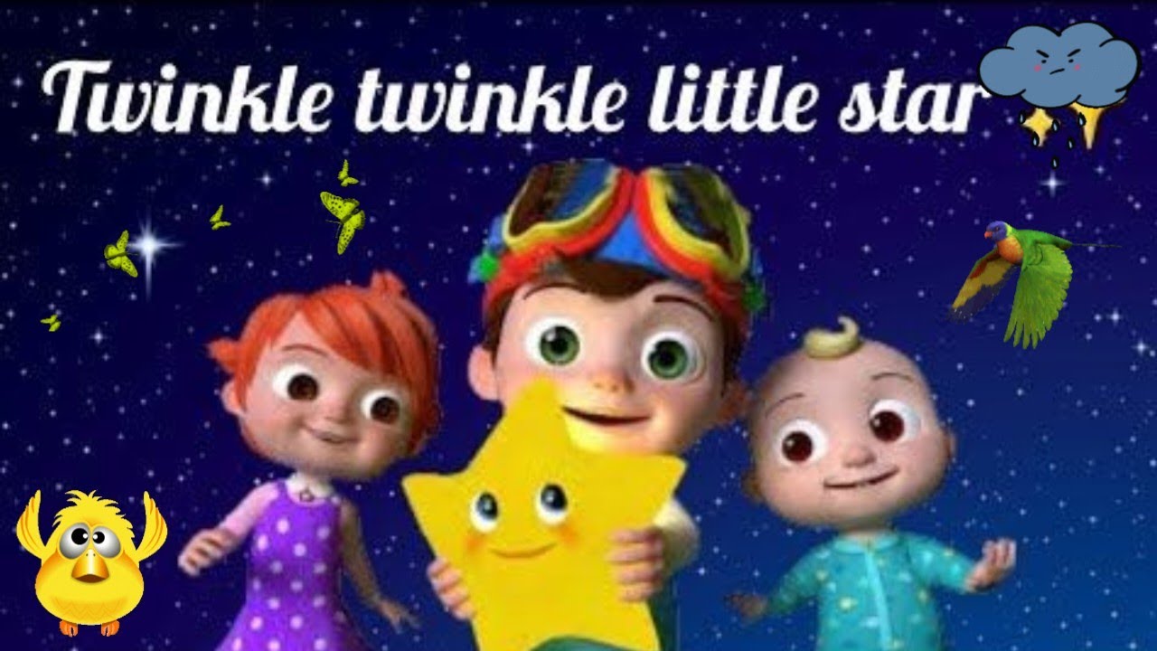 Twinkle twinkle little star rhymes for kids | Nursery Rhymes | cartoon ...