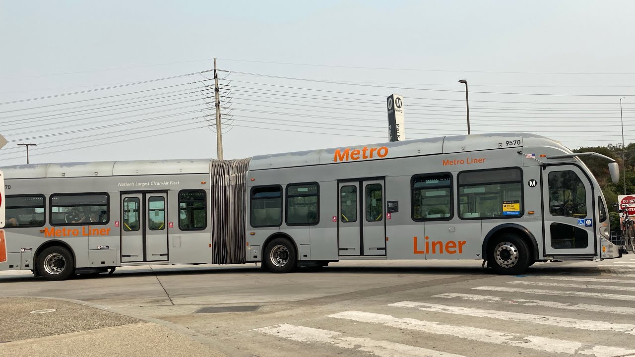 LACMTA 2007 NABI 60-BRT CNG #9570 - YouTube