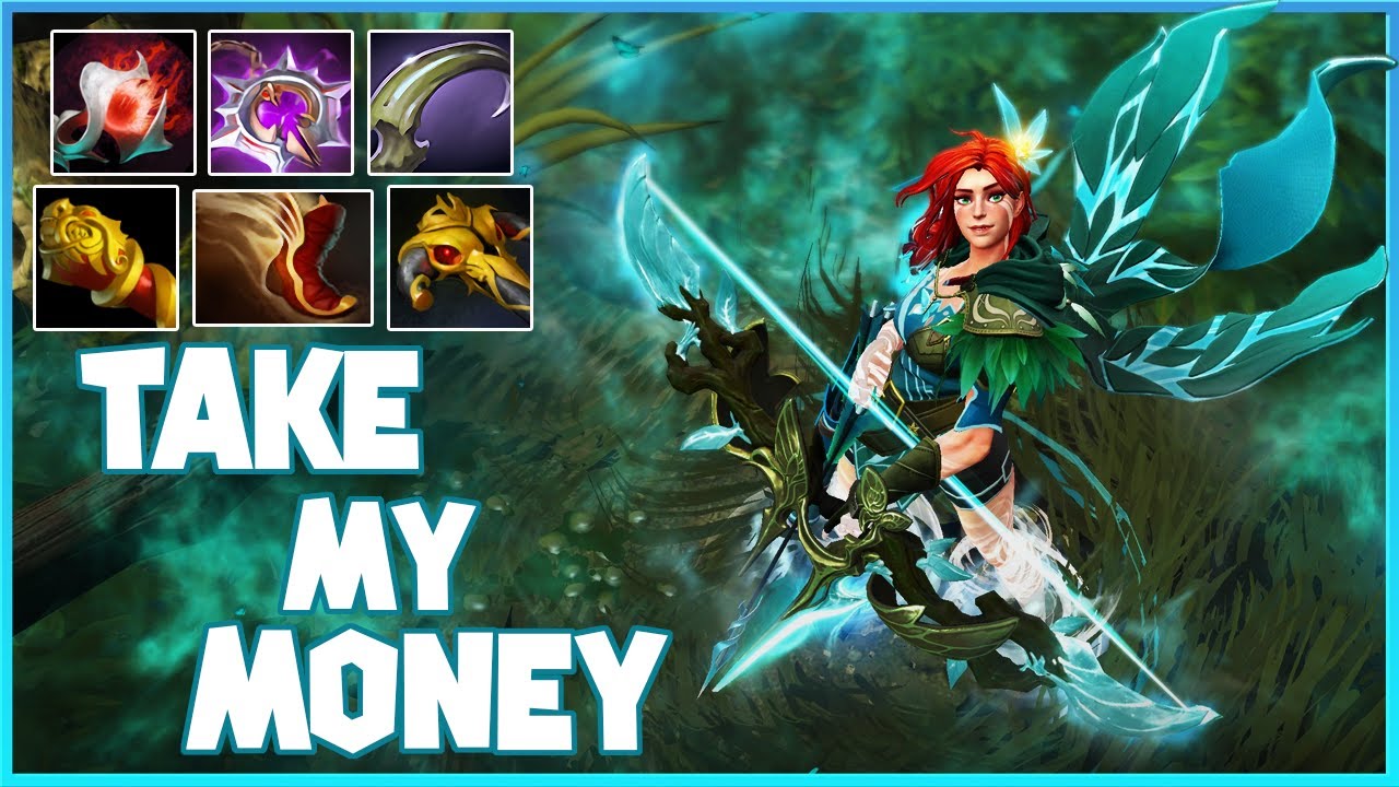 Windranger Arcana Gameplay - Compass of the Rising Gale - Dota 2 - YouTube