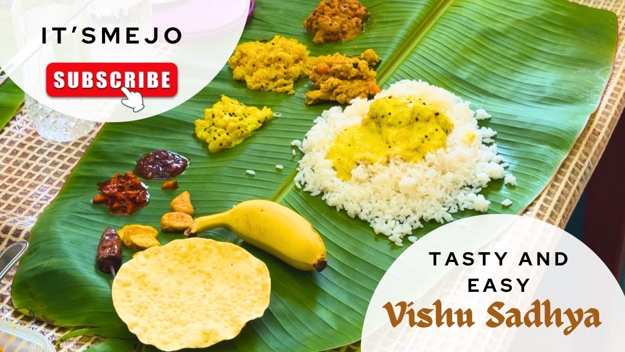 Kerala Vegetarian Feast | Vishu Sadhya - YouTube