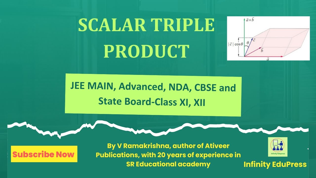VECTORS (Scalar triple product ,complete theory with examples) - YouTube