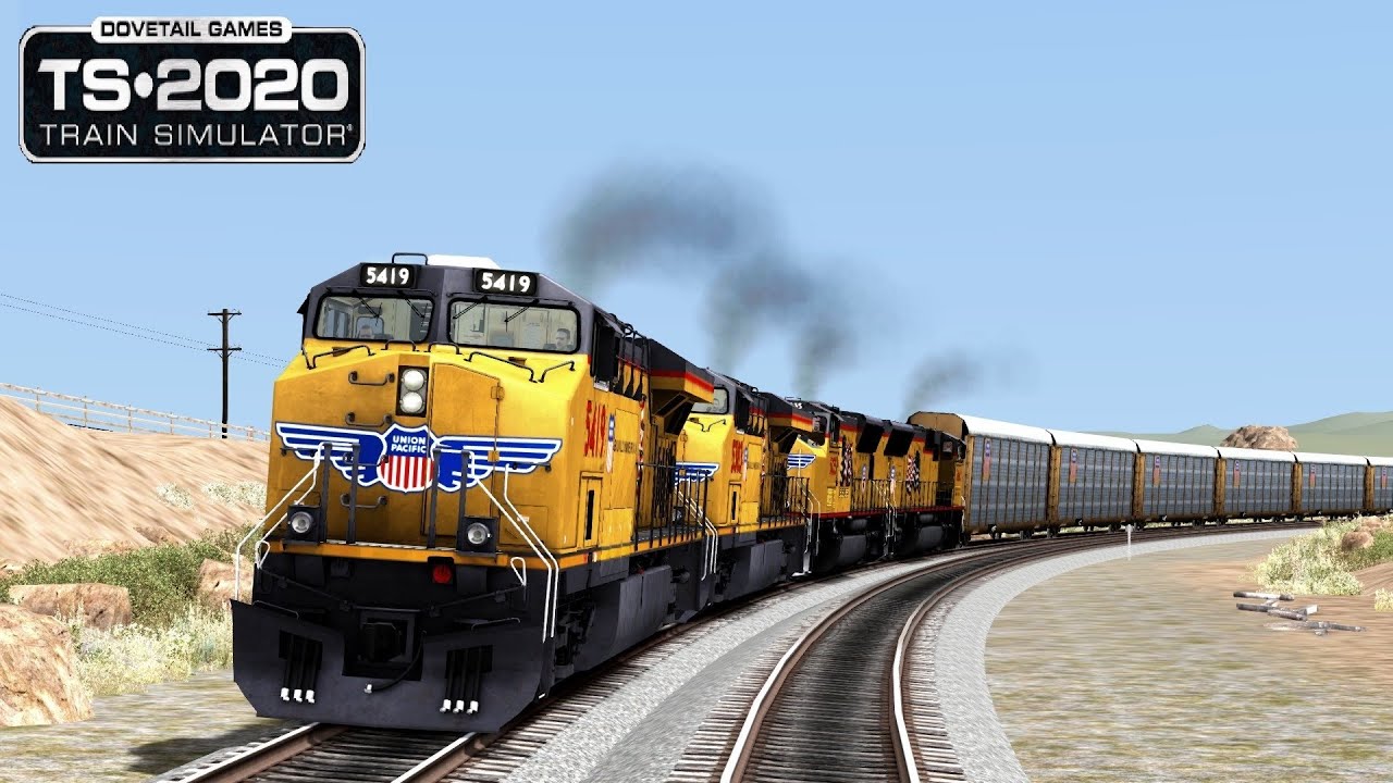 Train Simulator 2020 Sherman Hill Union Pacific ES44AC America - YouTube
