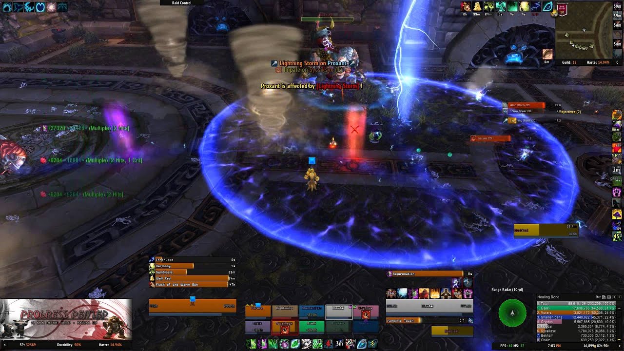 Throne of Thunder - Iron Qon 10 Man Normal Mode - YouTube