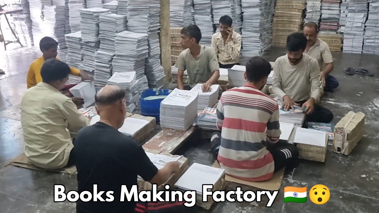 Books Manufacturing Indian Factory || How Books Made - YouTube