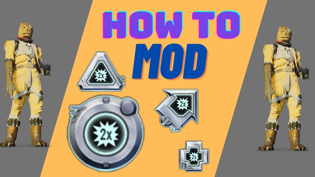 How To Mod Bossk in SWGOH - YouTube
