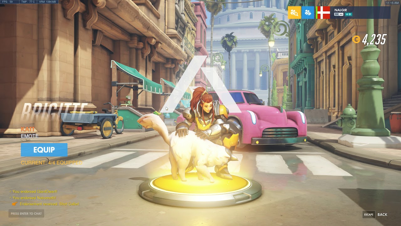 Overwatch | Katt Emote - YouTube