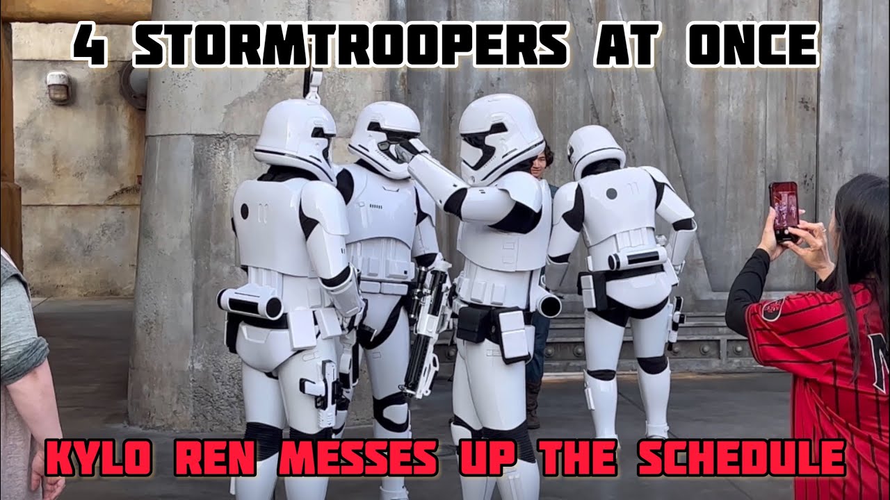 4 Stormtroopers during the Season of the Force | Disneyland - YouTube