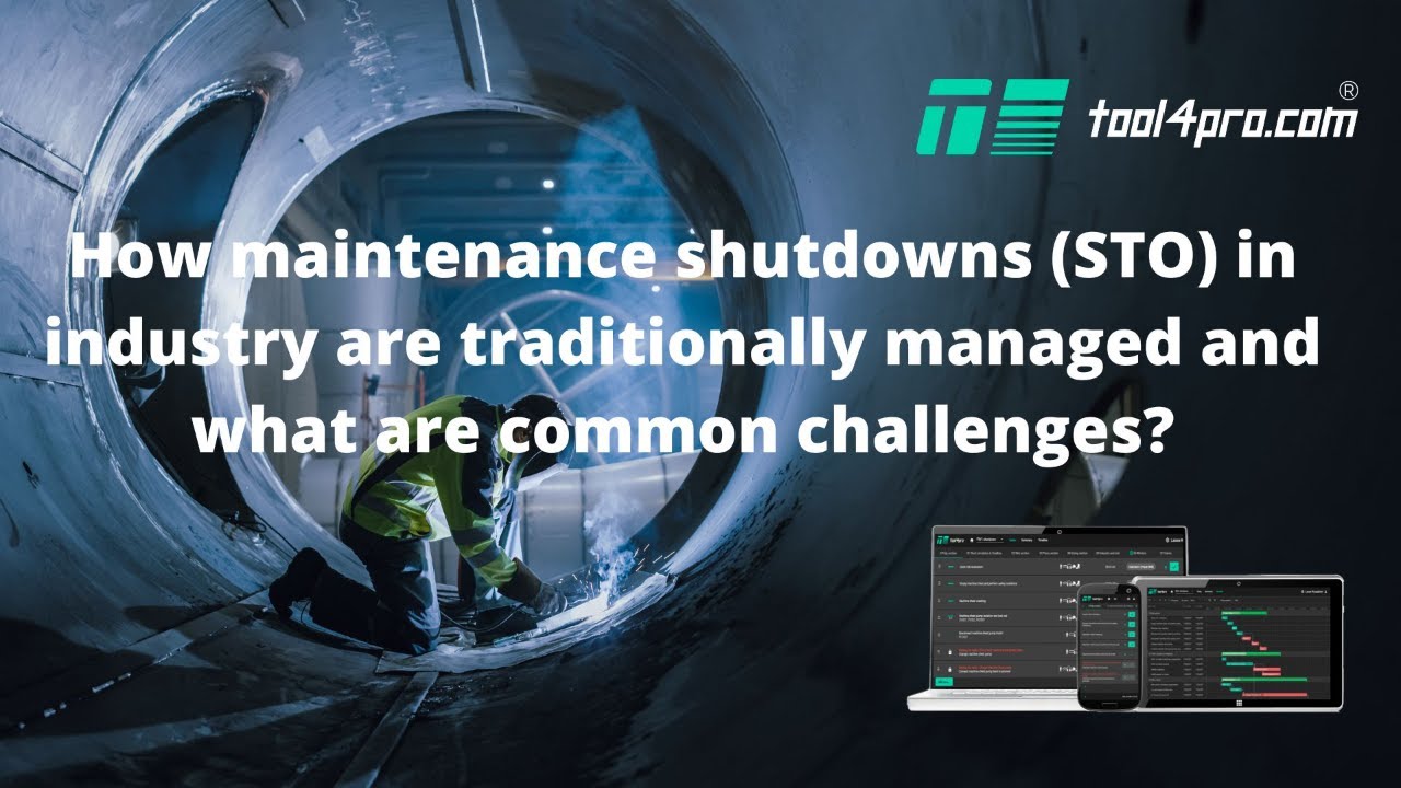 How maintenance shutdowns (STO) in industry are traditionally managed ...