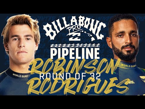 Jack Robinson vs Michael Rodrigues | Billabong Pro Pipeline 2023 - Round of 32 Heat Replay