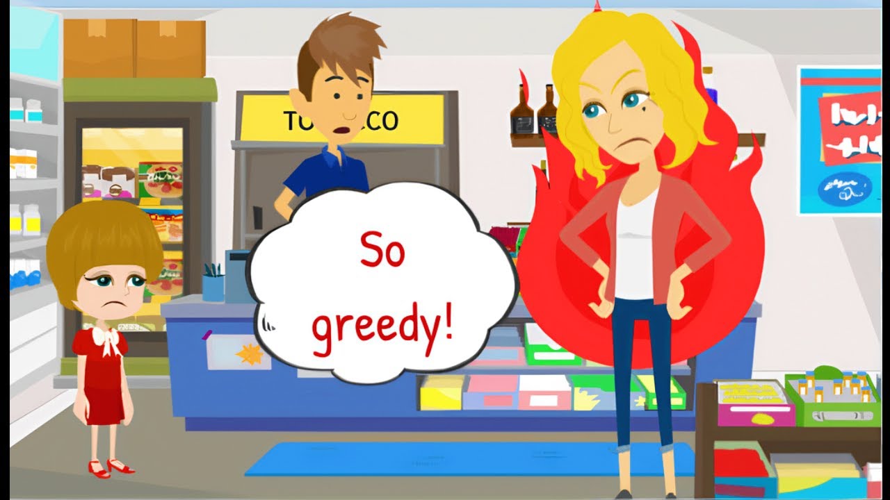 The Greedy Shopkeeper… and What Angela Did Next Will Surprise You 😮🍬 ...