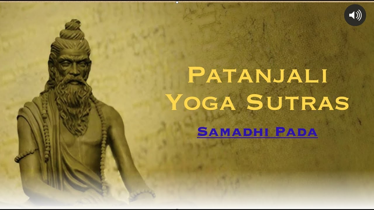 Patanjali Yoga Sutras (Samadhi pada) UGCNET notes. - YouTube