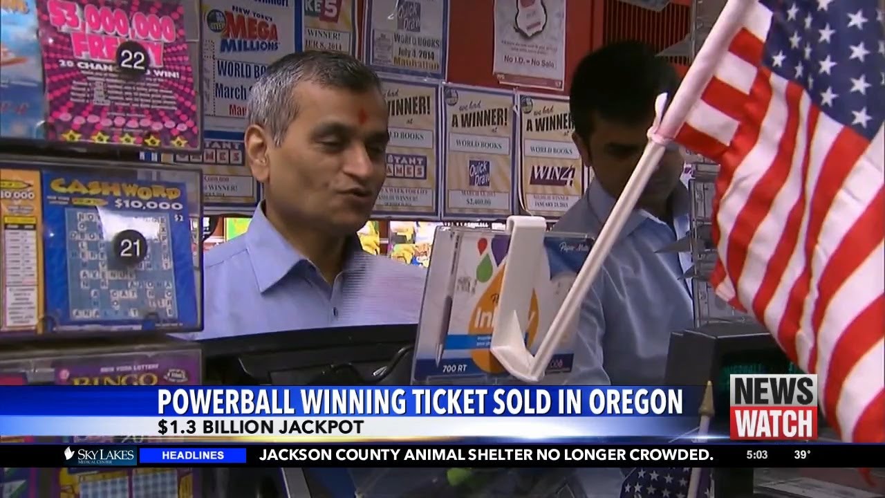 Powerball winning ticket sold in Oregon - YouTube