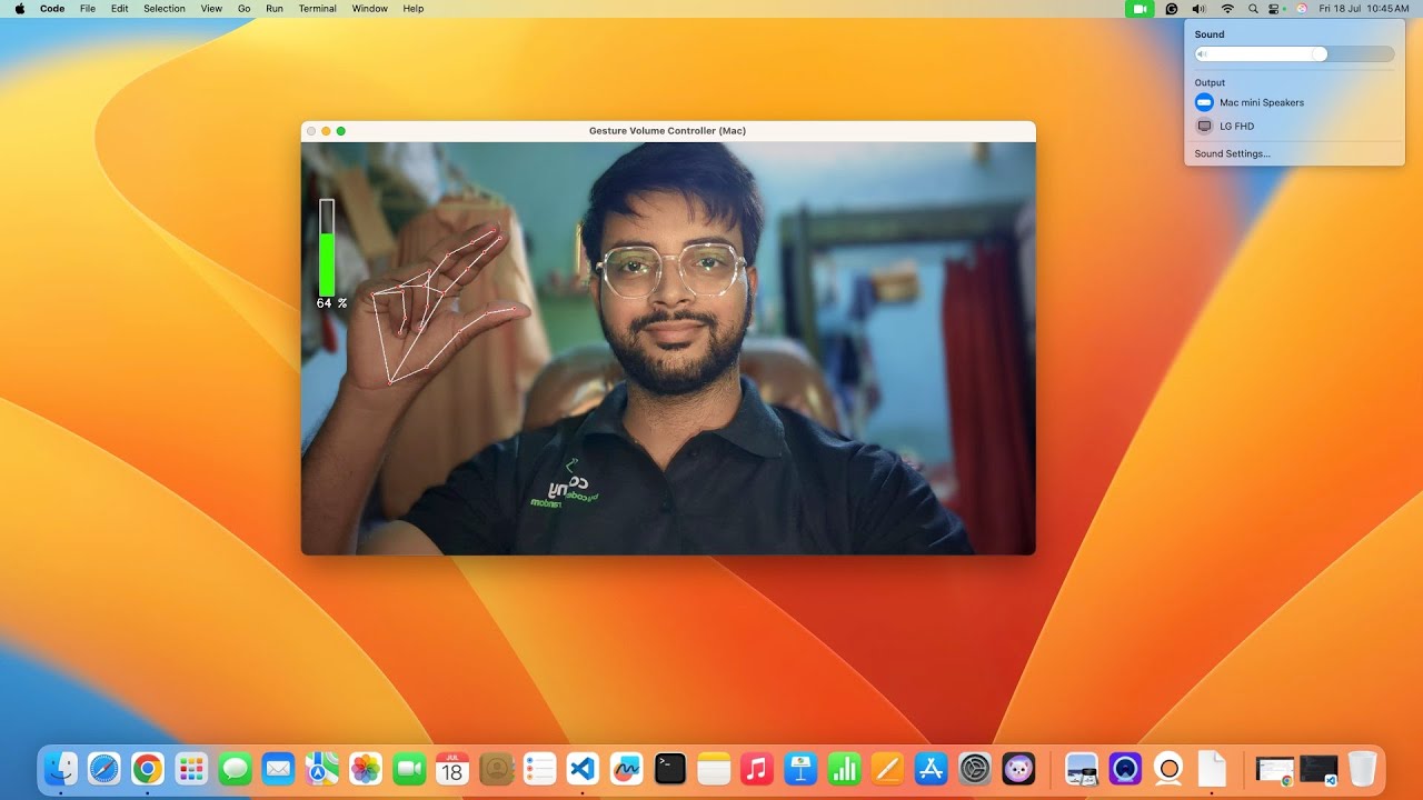 Control PC Volume Using Hand Gestures with Python via OpenCV - YouTube