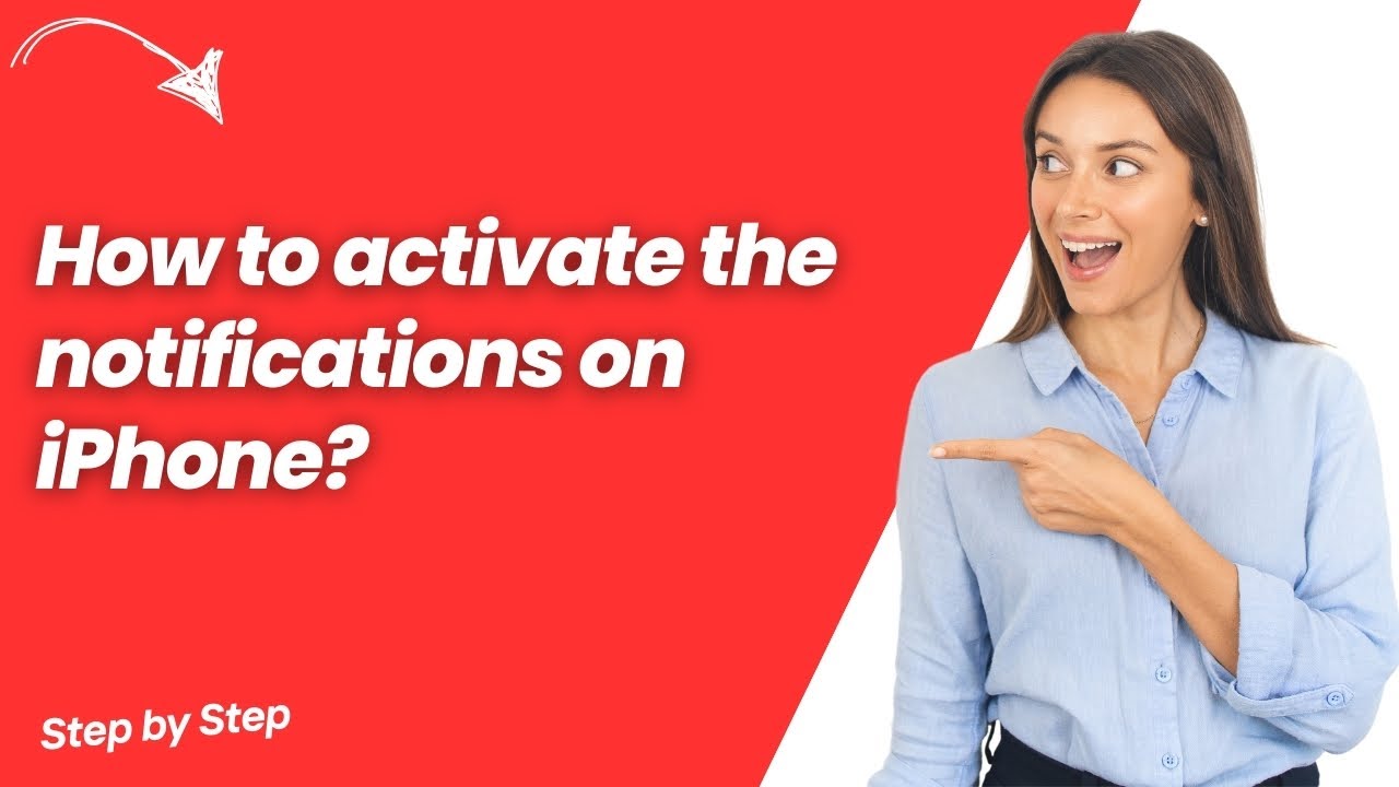 How to activate the notifications on iPhone ? - Step by Step - YouTube