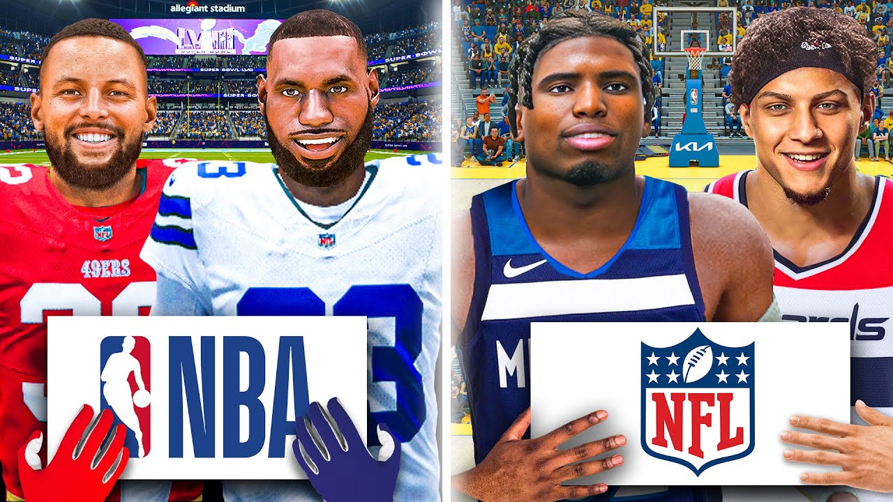 I Swapped NBA & NFL Players! - YouTube
