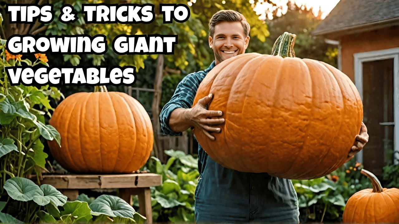 Growing Giant Vegetables In Your Backyard Made Easy! - YouTube