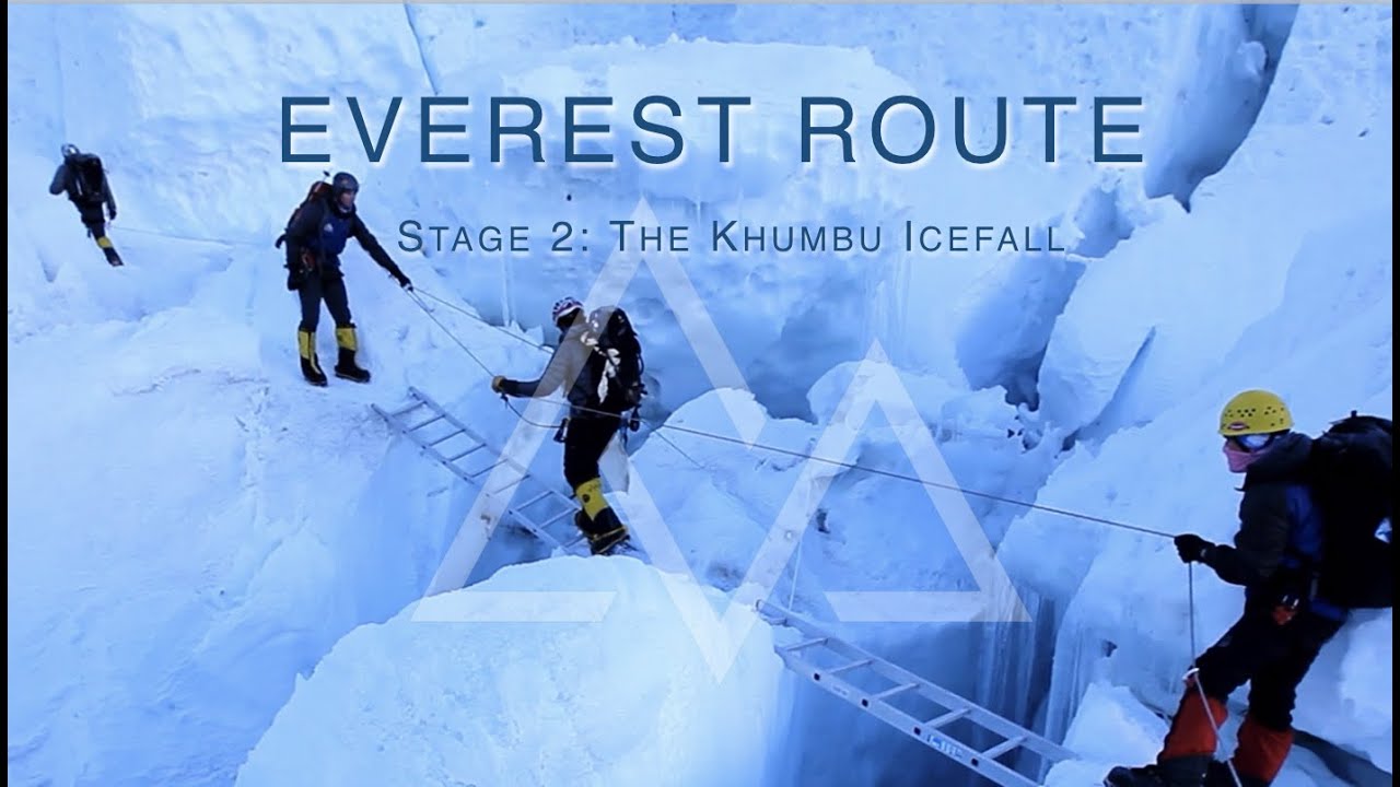 Climbing Everest - Route Breakdown - Stage 2: Khumbu Icefall - YouTube