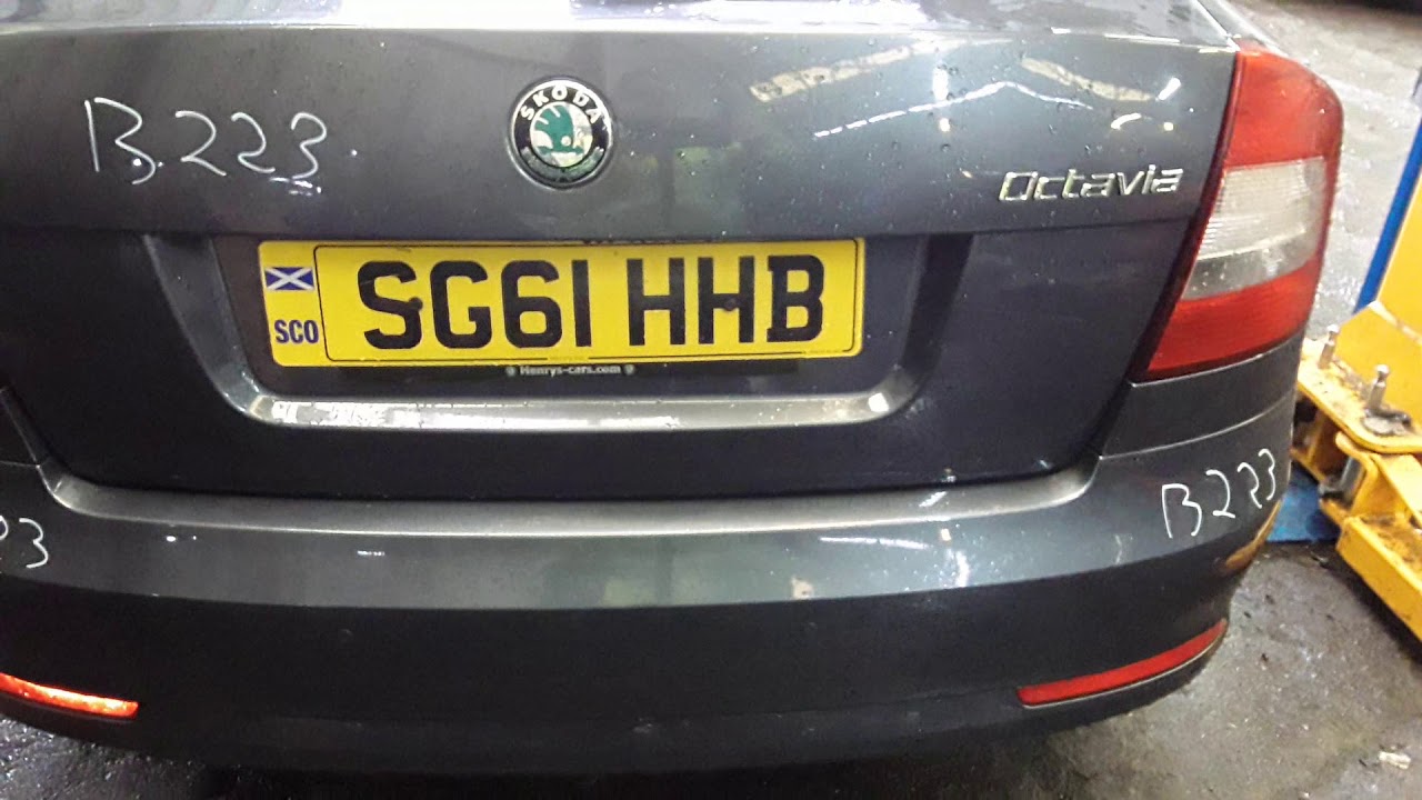 B223 Skoda Octavia 2011, 1.8, бензин, МКПП - YouTube