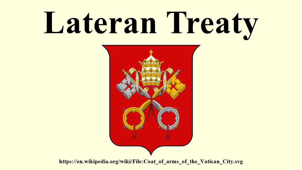 Lateran Treaty - YouTube