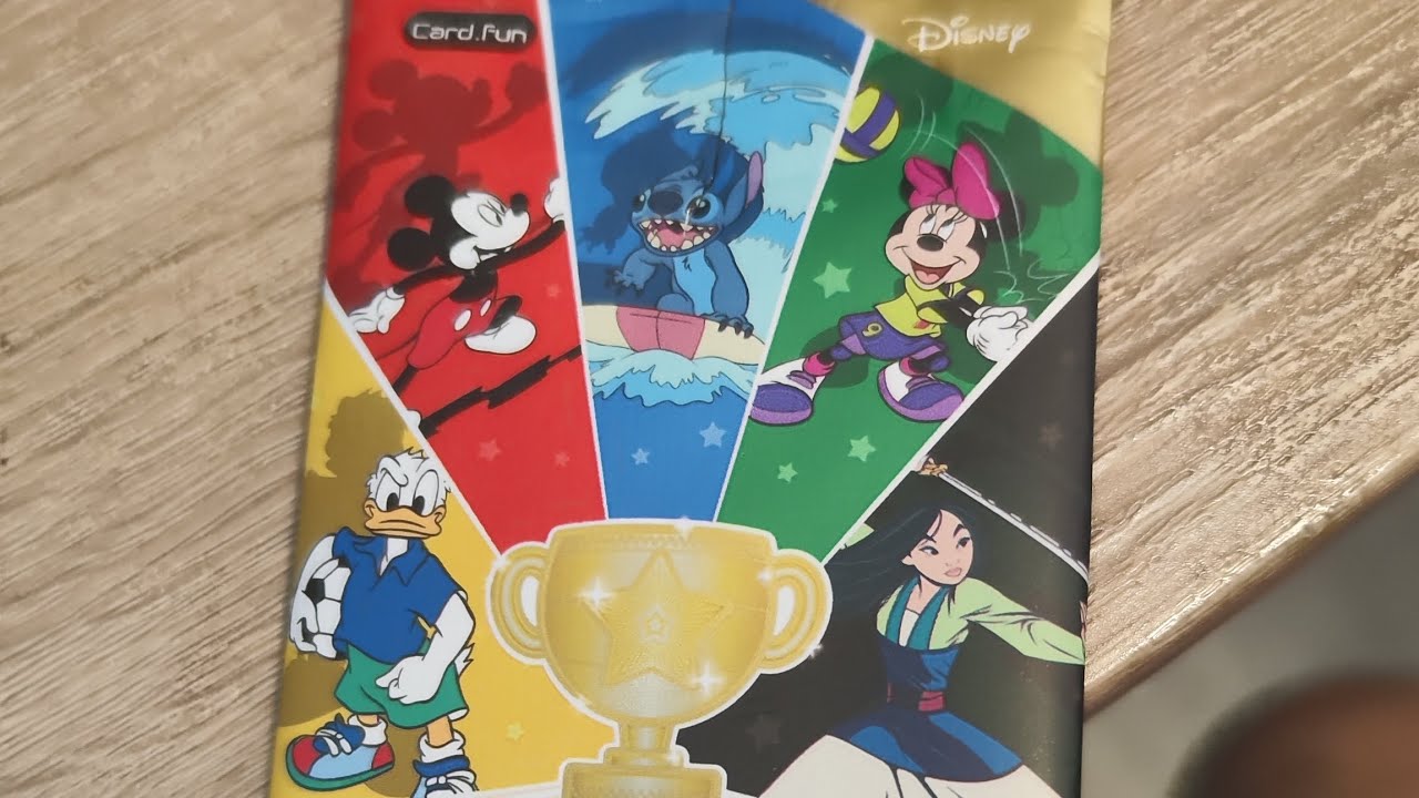 Pack opening Disney collectible cards " All star Sports by Card Fun ...