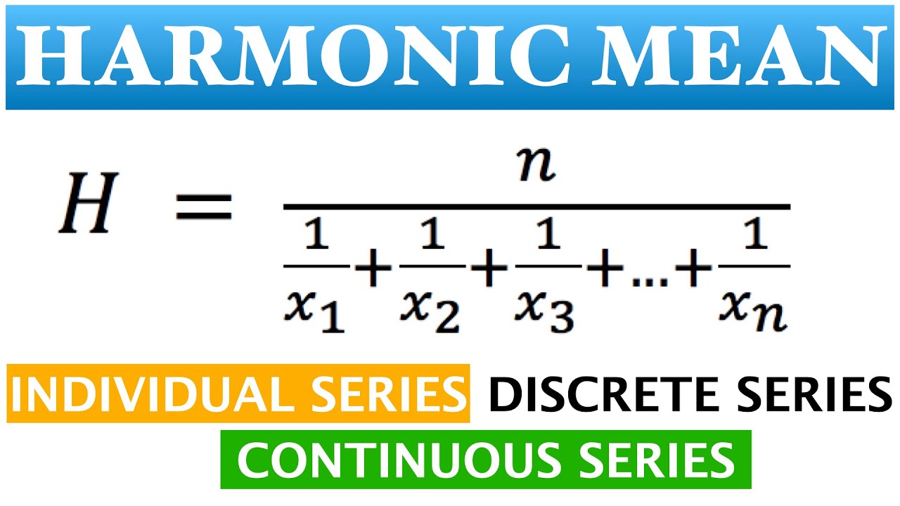 Harmonic Mean Statistics measuresofcentraltendency statistics harmonic-mean-statistics-measuresofcentraltendency-statistics