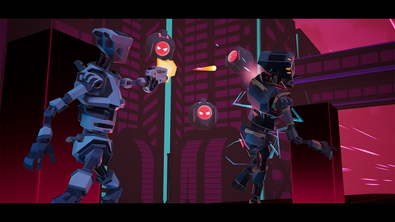 Cyber Shock Trailer: A fast paced futuristic shooter - YouTube