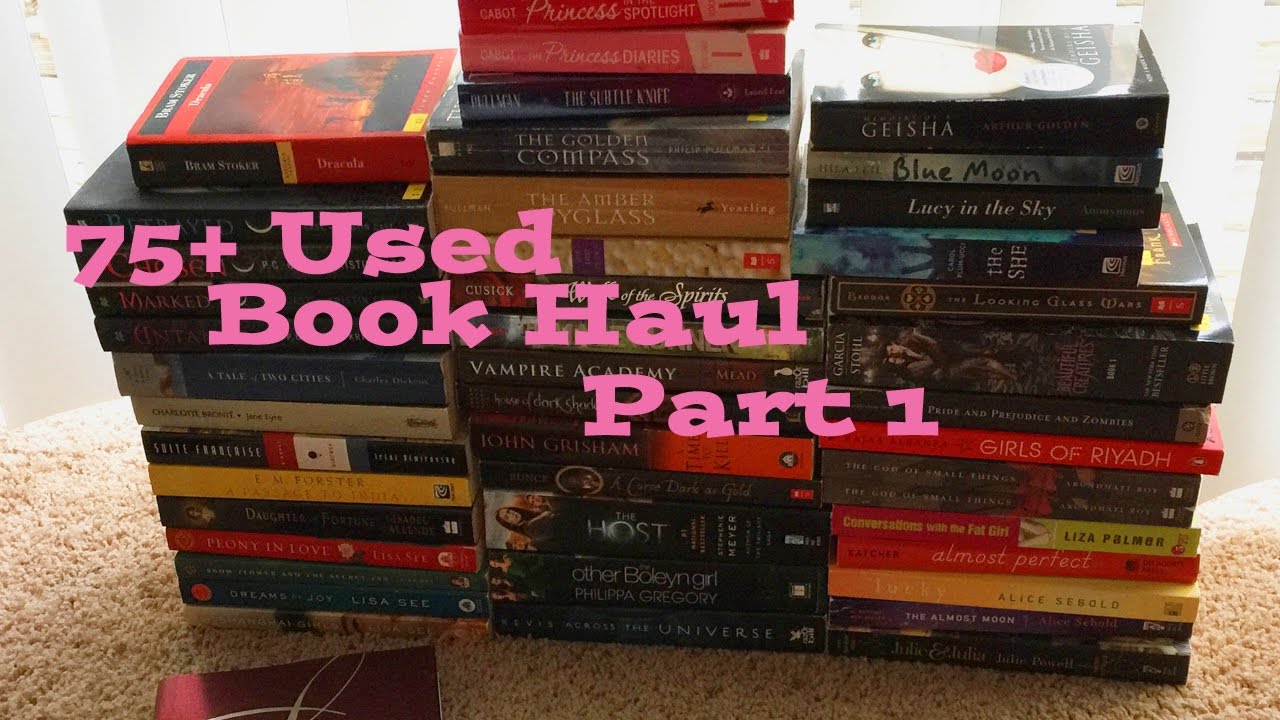 Used Book Haul | 75+ Books | Part 1 - YouTube