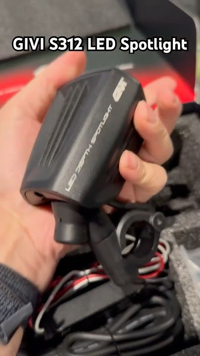 GIVI S312 LED Spotlight - YouTube