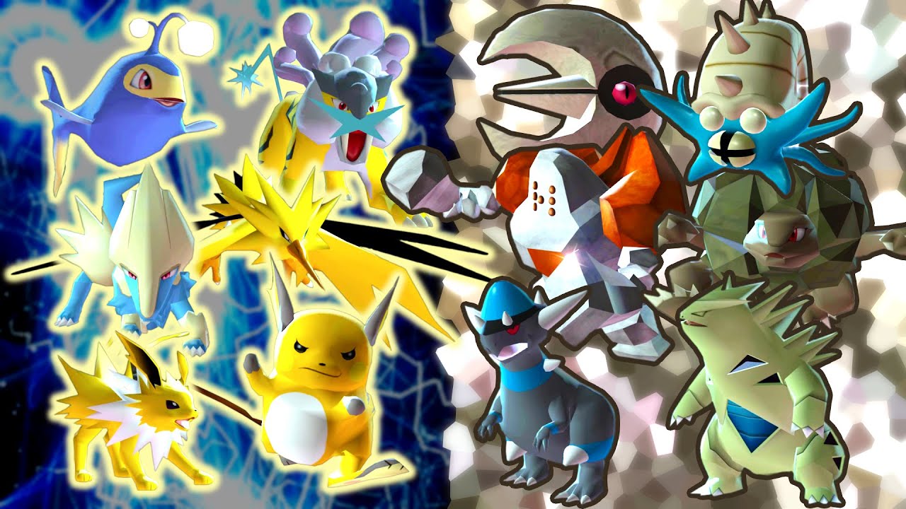 Electric vs Rock Type Showdown - Pokemon Metronome Battle - YouTube