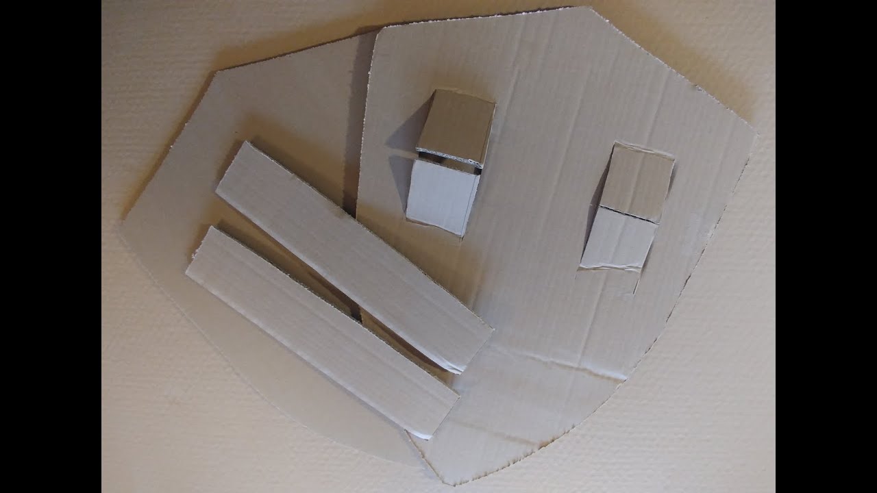 Cardboard Shield Construction Instructions - YouTube