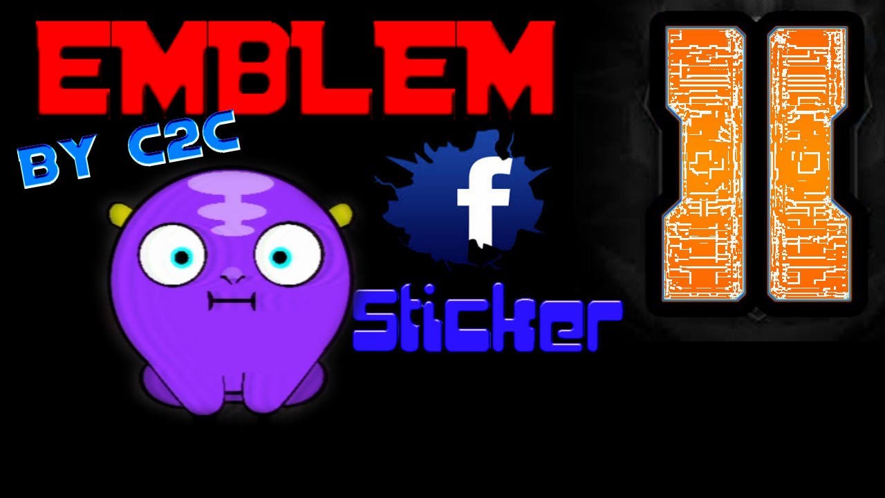 Black Ops 2 Emblem Tutorial- Facebook Sticker!! (Hatch-Purple) - YouTube