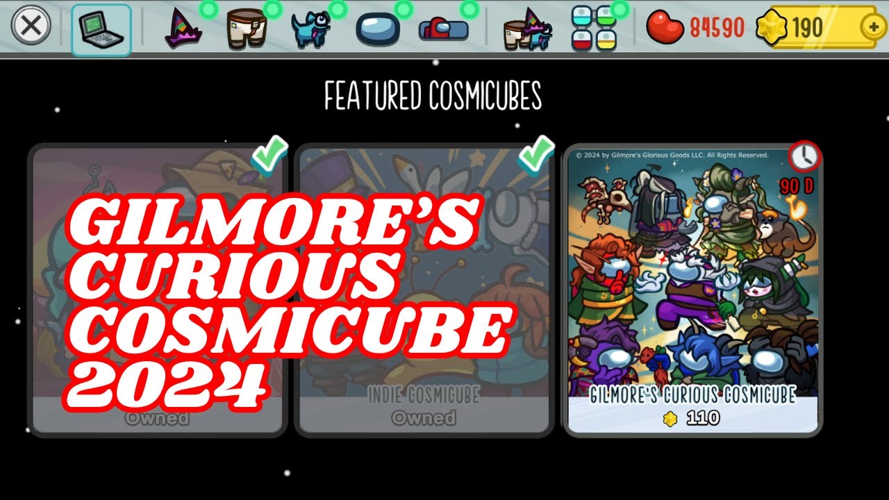 Gilmore's Curious Cosmicube 2024 - Among Us - YouTube