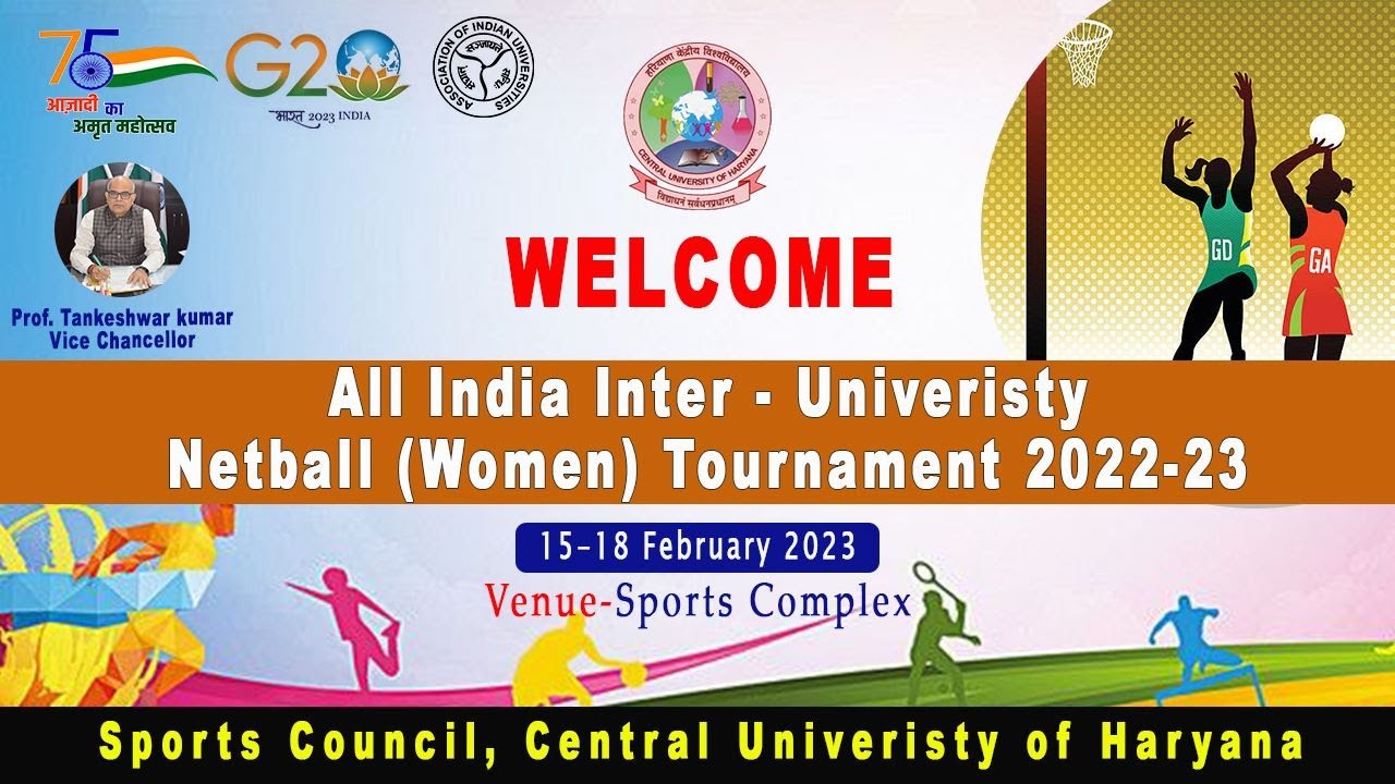 ALL INDIA INTER-UNIVERSITY NETBALL (WOMEN)TOURNAMENT 2022-23 - YouTube