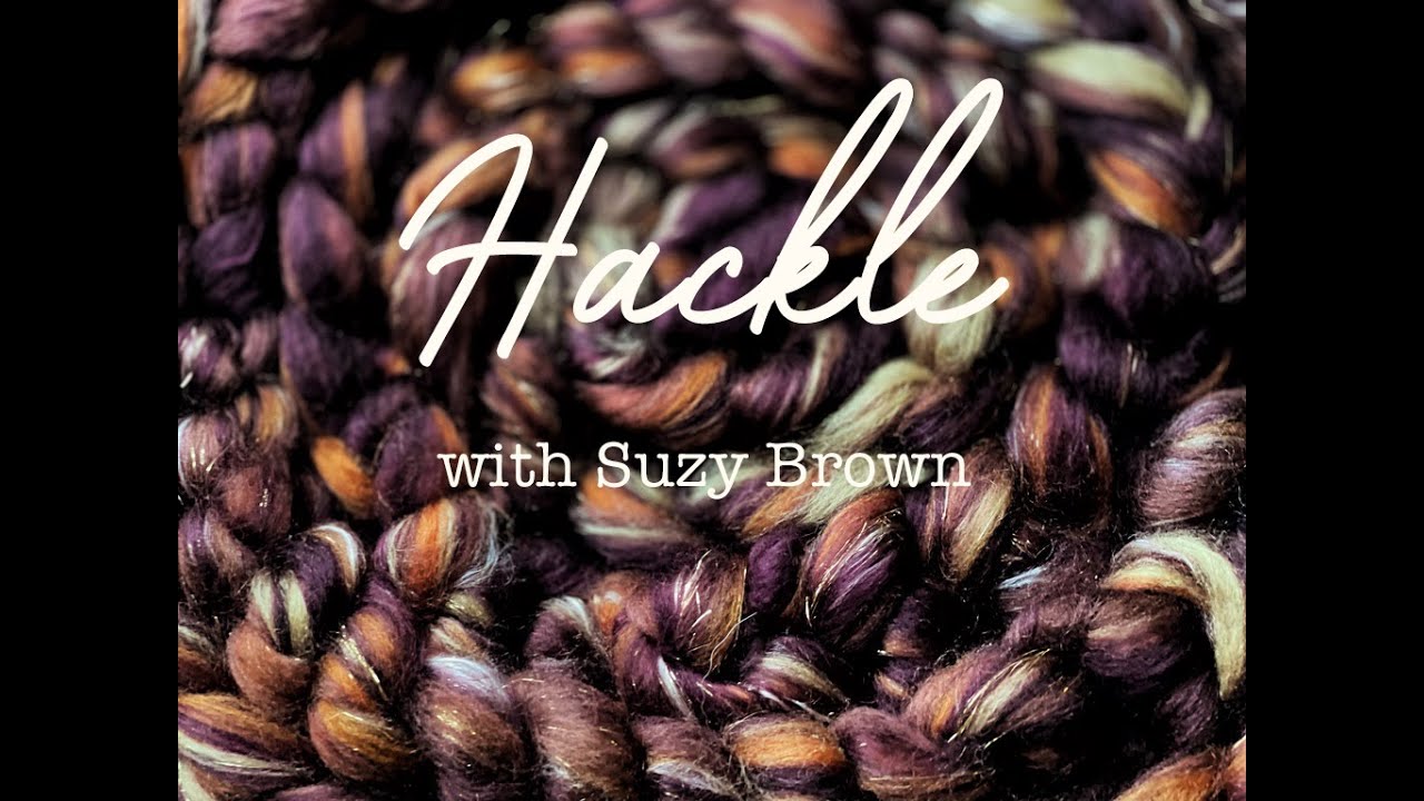 Hackle FIber Preparation for Spinning - YouTube