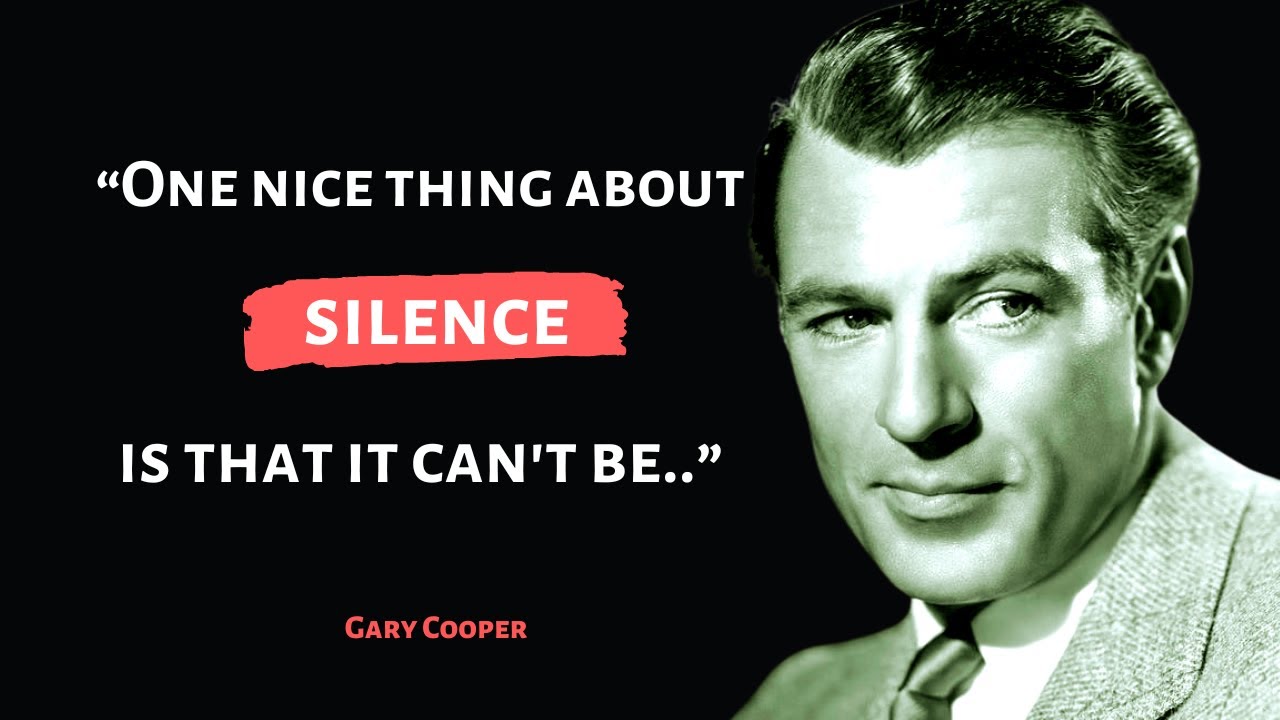 Prime Excerpt From Gary Cooper | American actor, He won the Academy ...