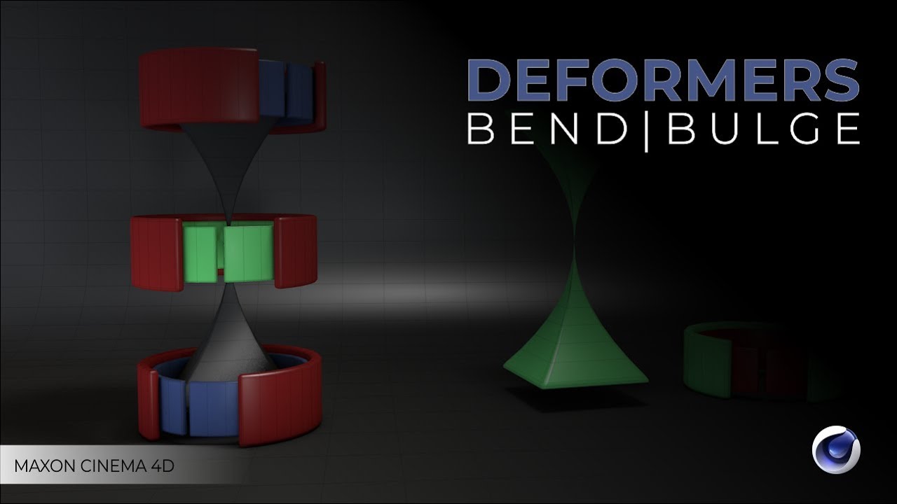 Cinema 4D: Using Deformers [Bend & Bulge] - YouTube