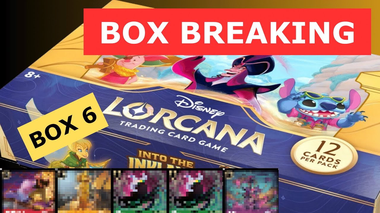 5 Legendaries AGAIN!!! Breaking Boxes For Value - Lorcana Into The Inklands - YouTube