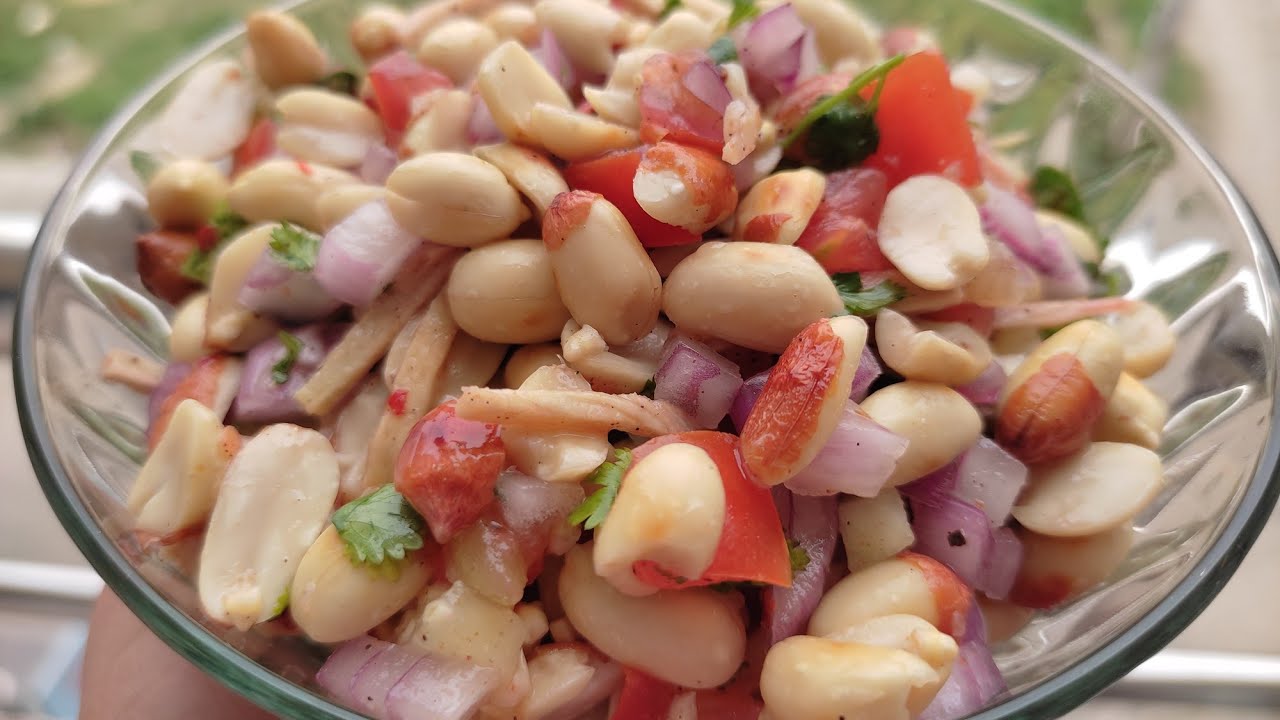 BADAM SADHEKO| PEANUT SALAD| HOW TO MAKE PEANUT SALAD| PEANUT CHAT ...