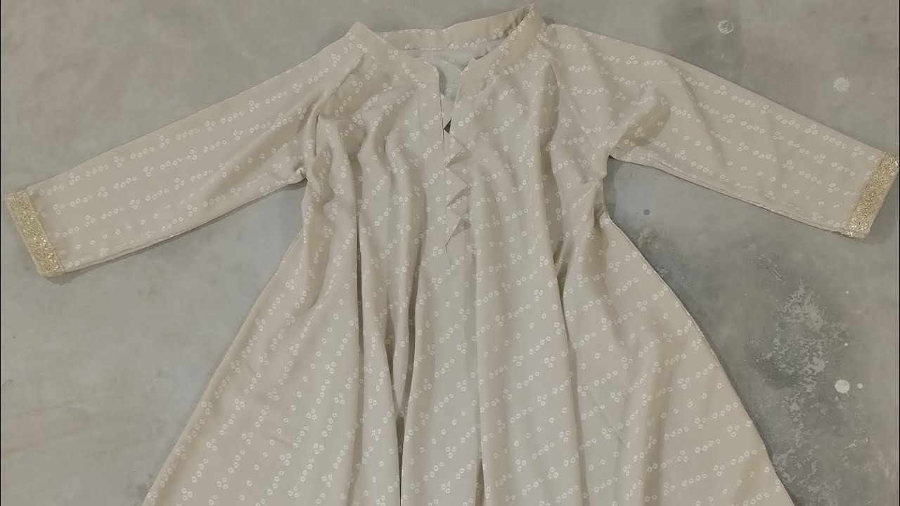 umbrella reglan sleeve design cutting - YouTube