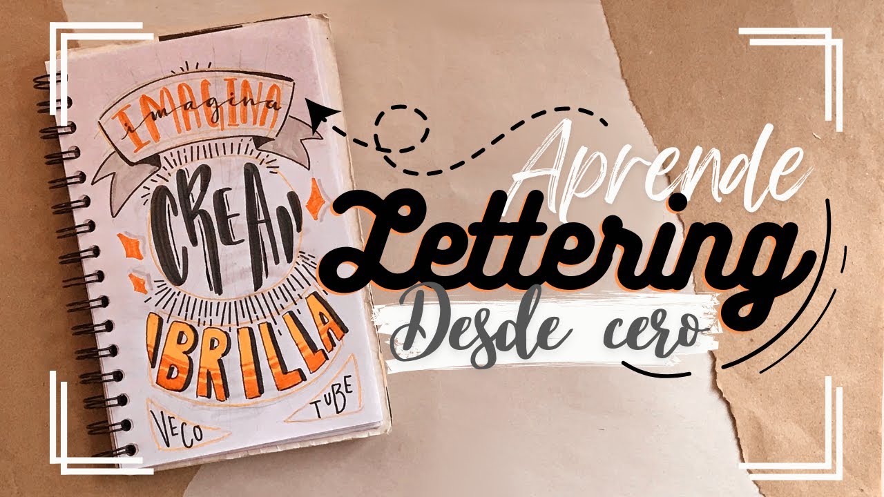 Cómo hacer Lettering de 0 a PRO | Organización | VECO Tube - YouTube
