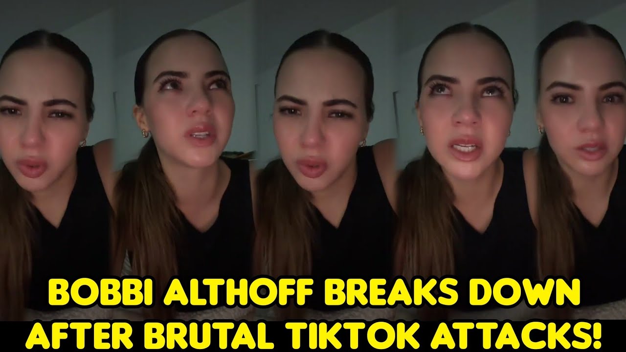 Bobbi Althoff in tears after being DRAGGED Online. Then She Finally ...