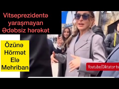 Ölkənin ikinci şəxsi və vitse-prezidentinə yaraşmayan ədəbsizlik. Gəlini Alyonaya görə jurnalisti..