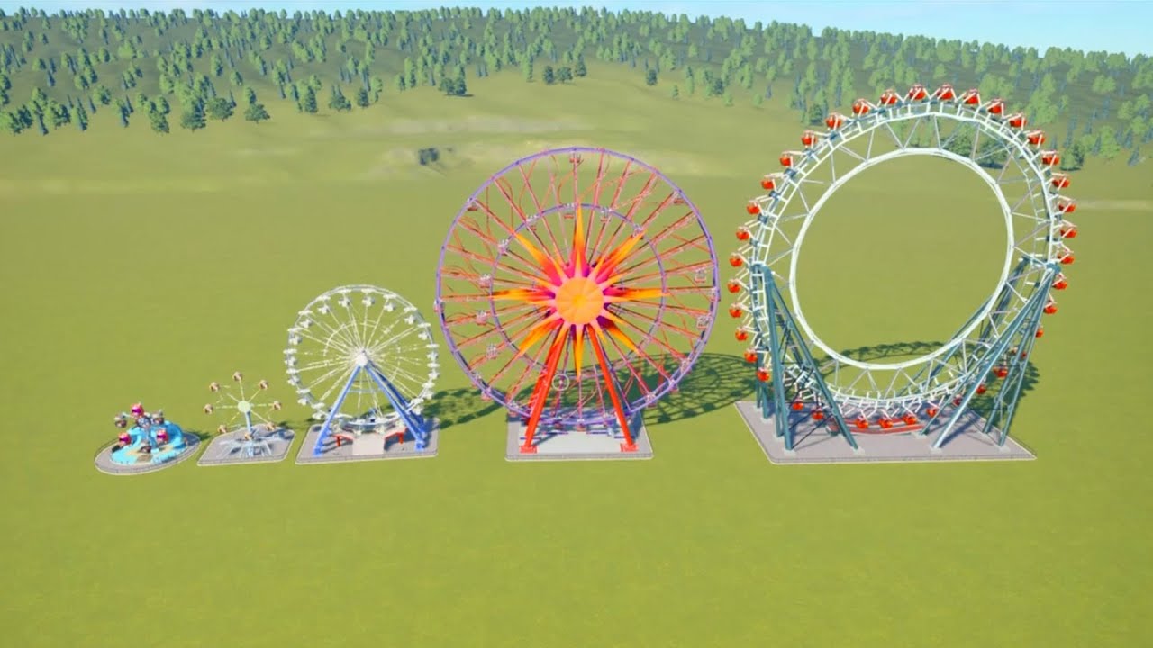 Planet Coaster Console Edition: Ferris Wheel Overviews - YouTube