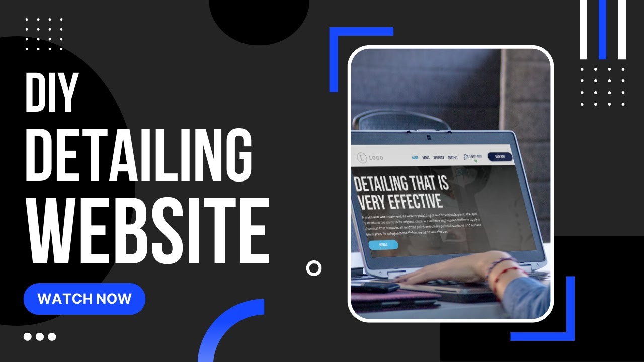 How To Build Auto Detailing DIY Website - YouTube