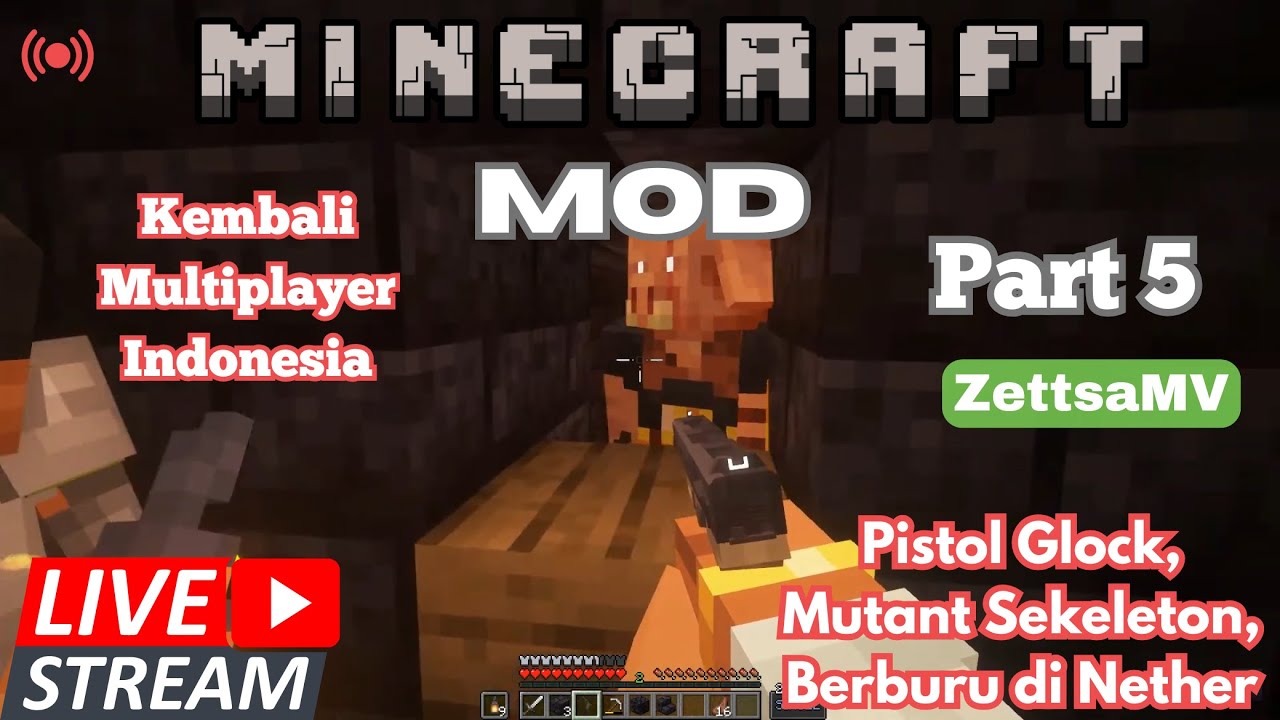 Minecraft Mod Indonesia | Kembali Multiplayer part 5 - YouTube