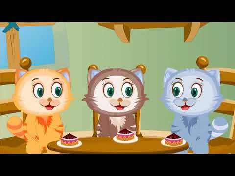 Three Little Kittens 😸😸😸 | 3 Little Kittens Lost Their Mittens Nursery ...