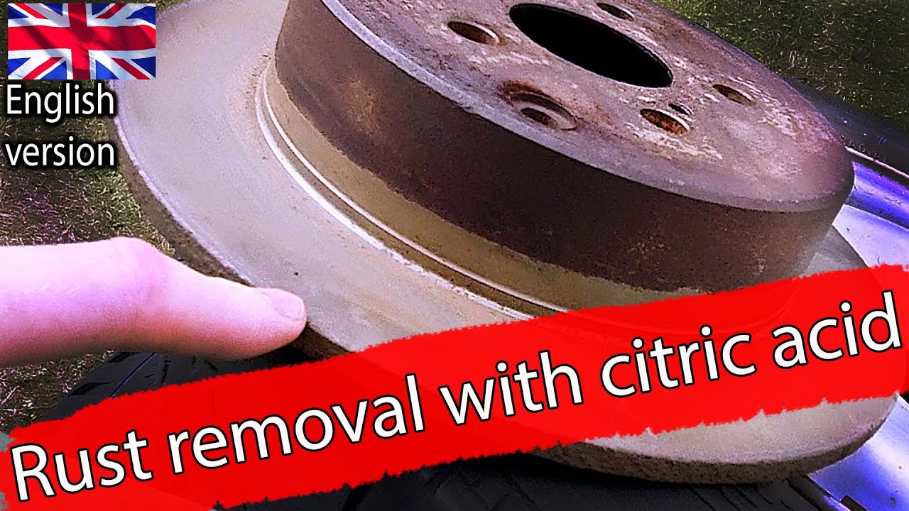 DIY / How To: rust removal with citric acid - Bildilla Magasin - YouTube