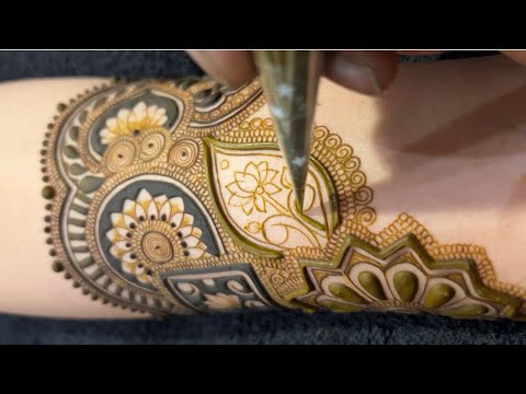 3d mehandi design l engagement mehandi design l step step by mehandi ...