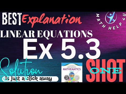 Ex 5.3 Math Class 9 || resource questions || One Shot || NBF Absolute Value || FBISE ...